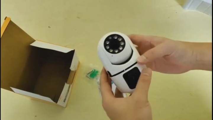 Kamera CCTV V380 Pro 5MP Lensa Ganda Layar Ganda PTZ WIFI HD IP Kamera ...