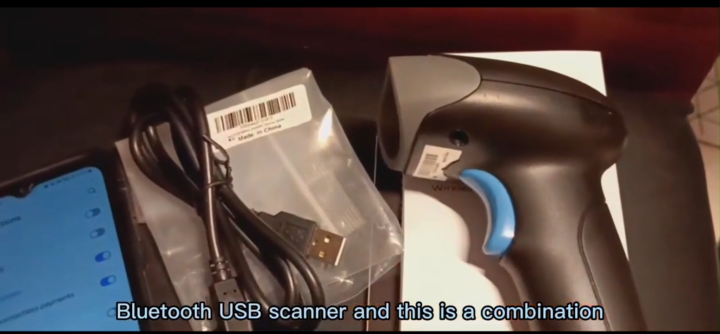 Portable Wireless 1D/2D Barcode Scanner Wireless Bluetooth Scanner ...