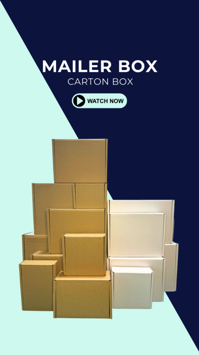 Carton Mailer Box | Carton Box | Packaging | Ecommerce Box | Pizza Box ...
