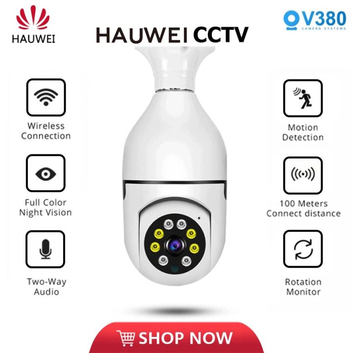【Rapid shipment from Manila】V380 Huawei Bulb CCTV Camera Monitor Home ...