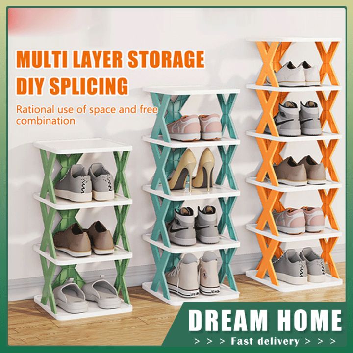 Open Storage Box Foldable Shoebox New Shoe Rack Shoe Cabinet Storage ...