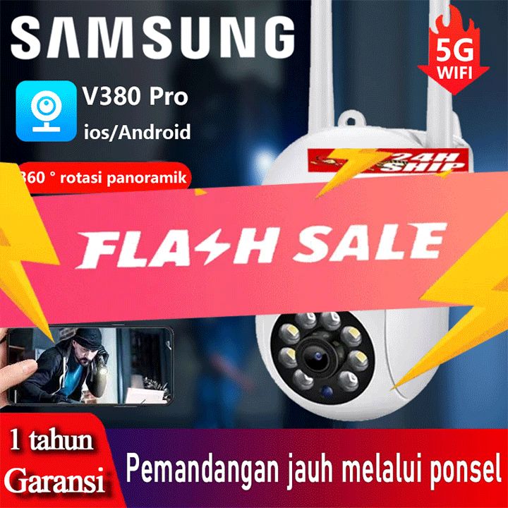 cctv v380 pro jarak jauh kamera kecil tersambung ke hp NIGHT VISION ...