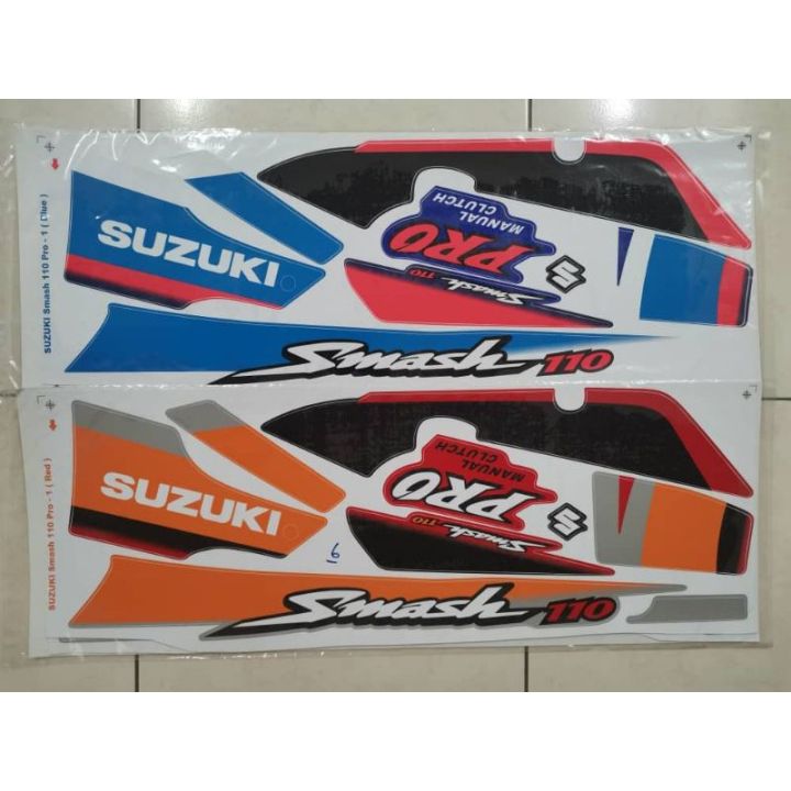 SUZUKI SMASH 110 PRO BODY STICKER | Lazada