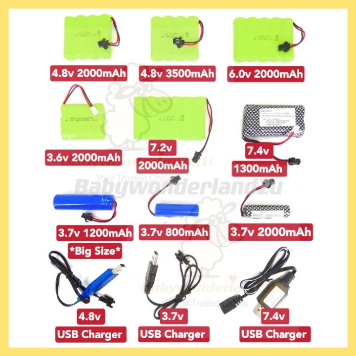 Bateri Kereta Kontrol Car Battery RC Car Remote Control Drift USB ...