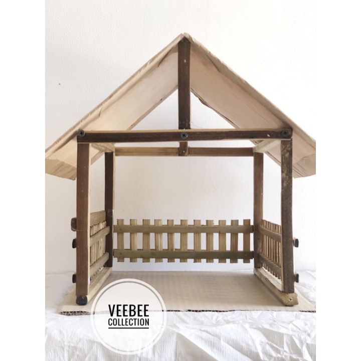 rumah rumahan Patung kelahiran yesus/ rumah Diorama / hiasan pohon ...