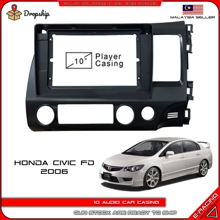 Honda Civic FD (2006) 10" Inch Car Audio Big Screen Android Player ...
