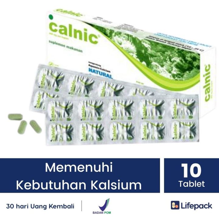 CALNIC TABLET - Vitamin D & Kalsium - Vitamin Tulang - LIFEPACK ...