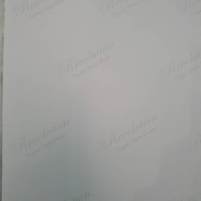 KERTAS FOTO Photo Paper Doff Silky Revolution 260gsm A4 Kertas silky ...