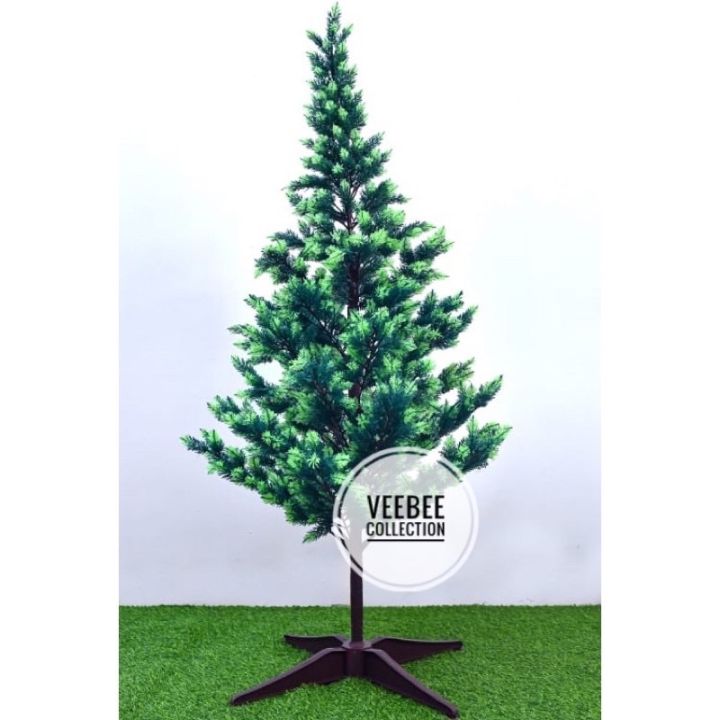 Pohon natal plastik 150cm/ christmas tree 150cm/ Pohon terang plastik | Lazada Indonesia