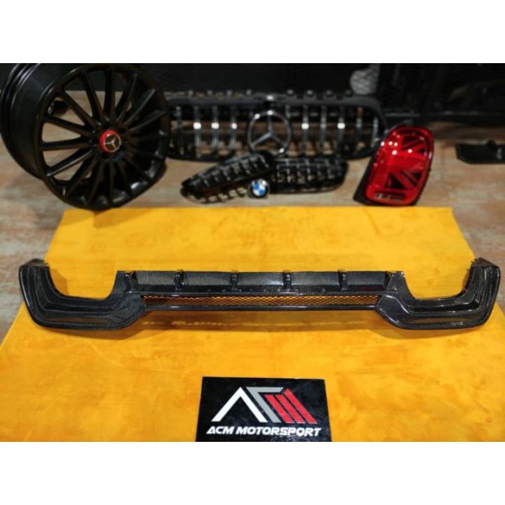 BMW G20 Carbon fiber rear diffuser MP bodykit | Lazada