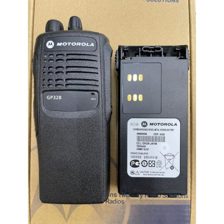 ORIGINAL MOTOROLA GP328 VHF 136-174MHZ WALKIE TALKIE | Lazada