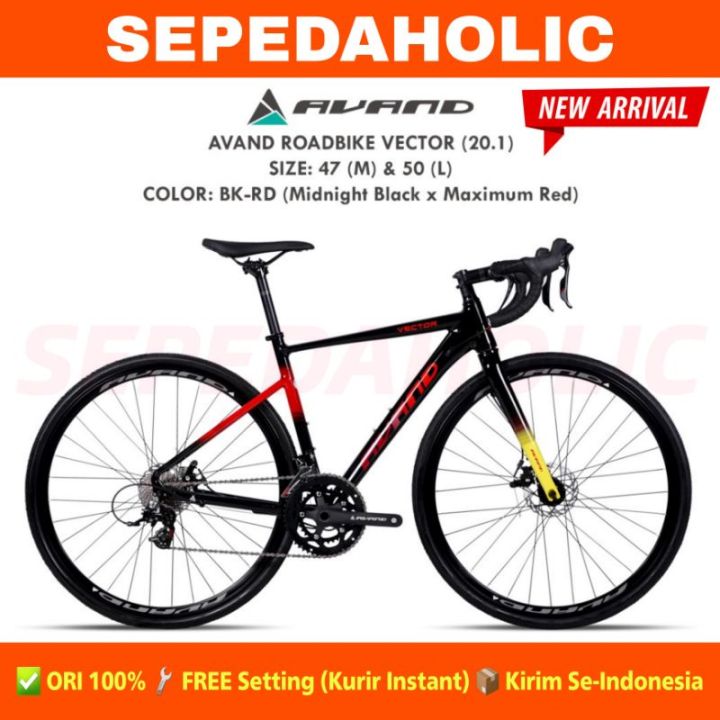 Sepeda Balap Roadbike AVAND VECTOR 700C NEW Alloy 11 Speed Hollowtech ...