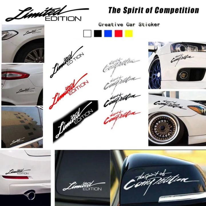 1x High grade car sticker Limited edition the spirit competition Vinyl ...