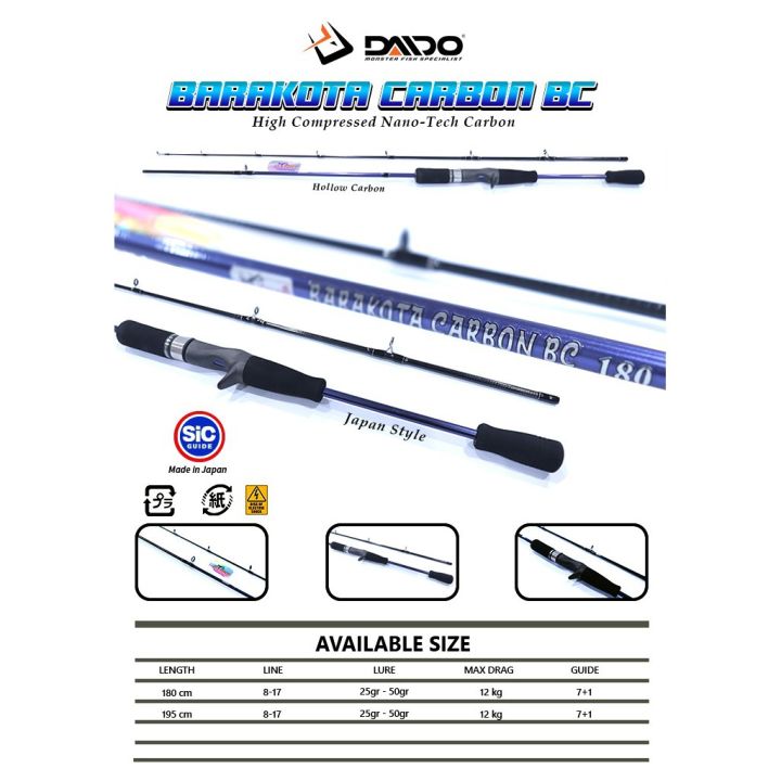 JORAN DAIDO BARAKOTA BC CARBON 180CM 195CM | Lazada Indonesia