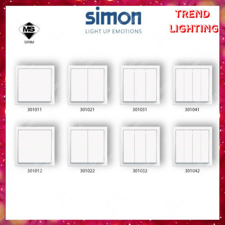 Simon E3 Socket Modern Switch Design Wall Switch Slim Door Bell Plug ...