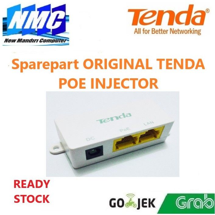 POE Injector TENDA POE Splitter Power Over Ethernet ( OEM ORIGINAL TENDA ) | Lazada Indonesia