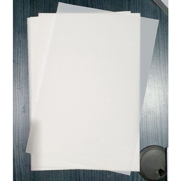 BAHAN PVC ID CARD 50 lembar Overlay 0.15mm Overlay Print Id Card Layer ...