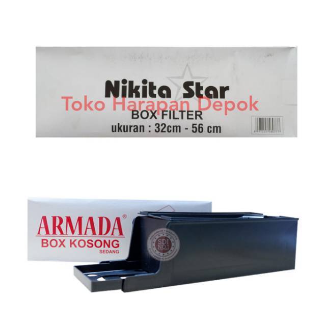 BOX KOTAK FILTER BOKS KOSONG 30CM MEDIUM 30 CM Aquarium ukuran sedang ...