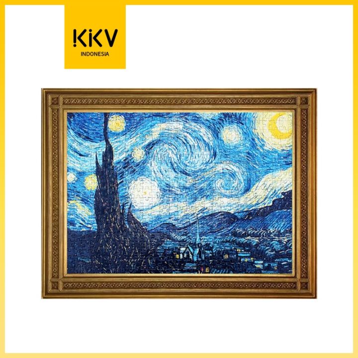 KKV - Mainan Jigsaw Puzzle DIY Vincent Van Gogh Classic Kreatifitas ...