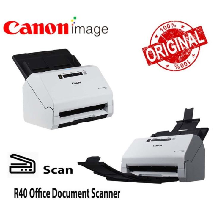 Canon imageFORMULA R40 Office Document Scanner For PC and Mac, Color ...