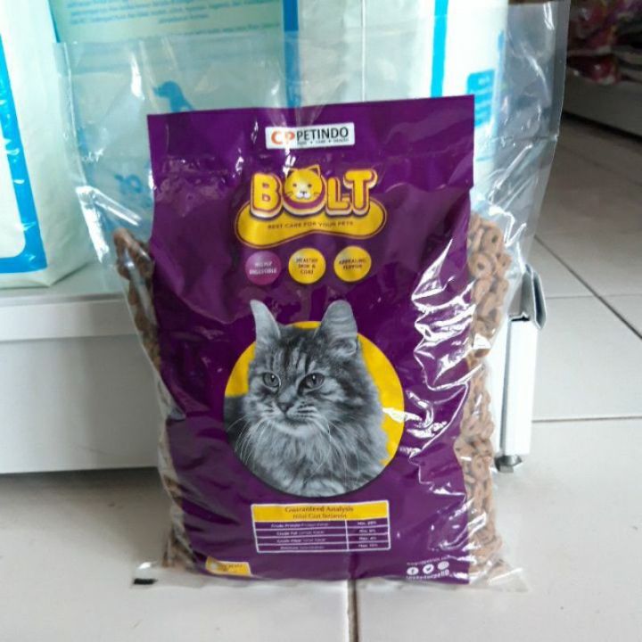 bolt cat repack 800gr makanan kucing | Lazada Indonesia