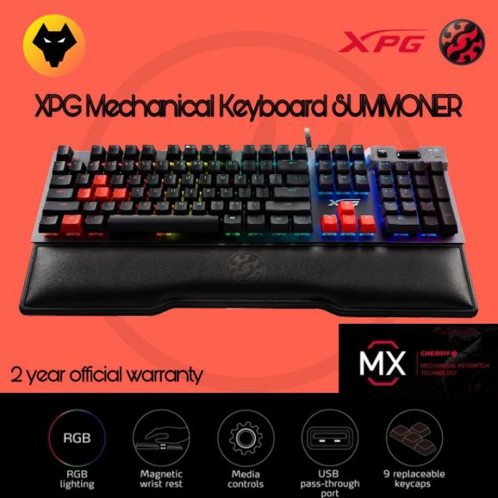 ADATA XPG Summoner RGB Gaming Mechanical Keyboard with Cherry MX Silver ...