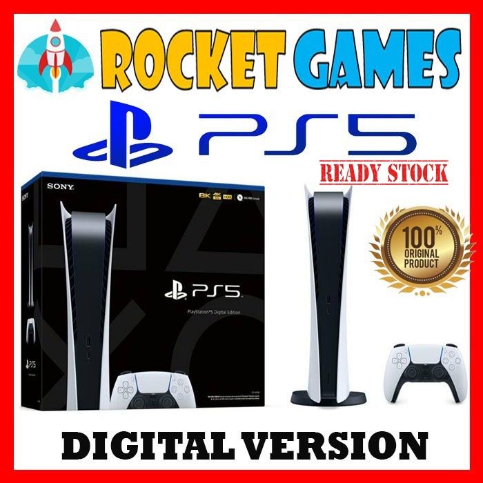 CONSOLE PS5 sony playstation 5 DIGITAL VERSION | Lazada Indonesia
