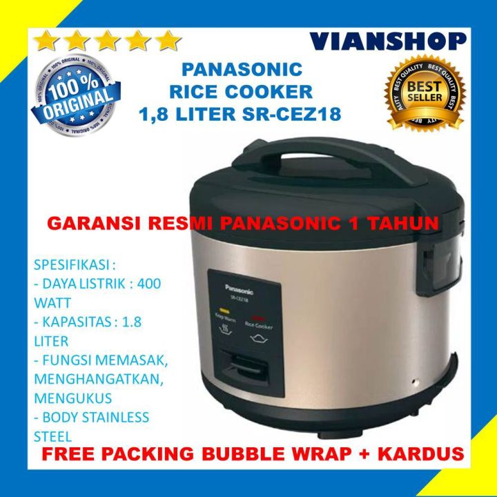 Rice Cooker Panasonic Magic Com Srcez18 Panasonik Mejikom 3 In 1 ...