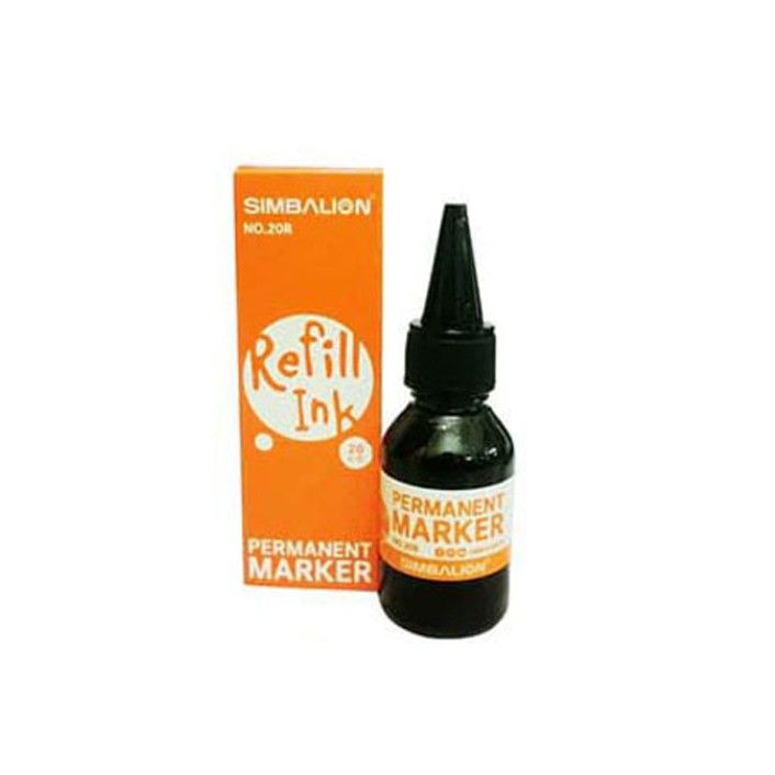 Simbalion Tinta Isi Ulang Spidol Permanent Marker 20 ML - Refill ink ...