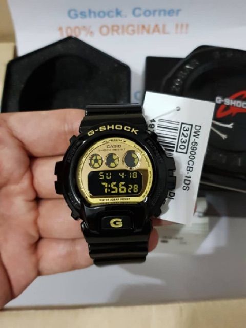 CASIO G-SHOCK DW-6900CB-1DR/DW-6900CB-1/DW6900CB/DW-6900CB BLACK GOLD ...