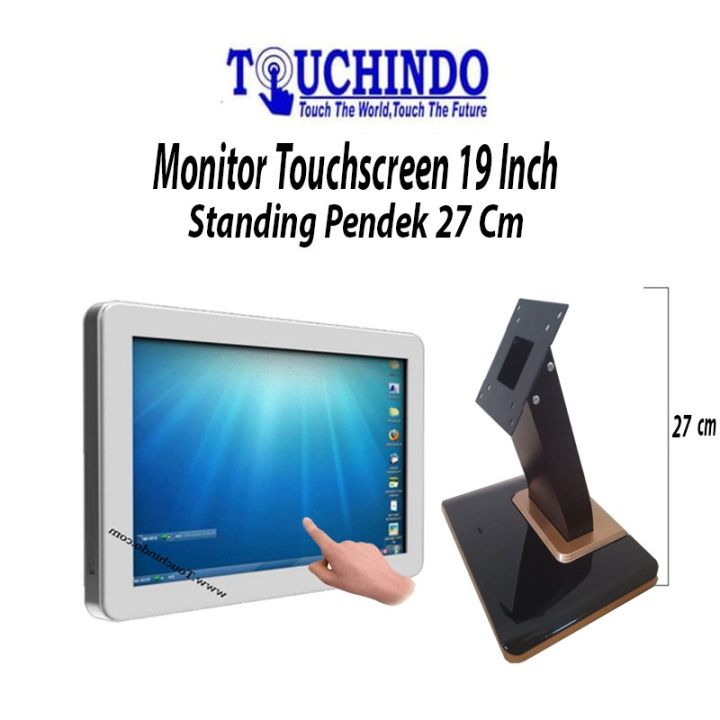 Monitor Touchscreen 19 inch Standing Pendek NW (FB19TCD - White ...