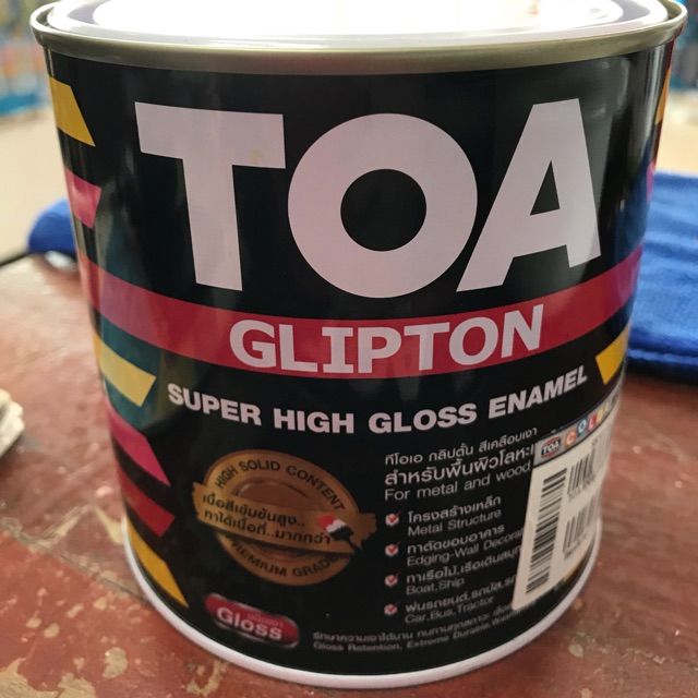 สีน้ำมัน TOA Glipton ขนาด 1/4 แกลลอน สั่งผสมเฉดอื่น ทักinbox ได้ค่ะ ...