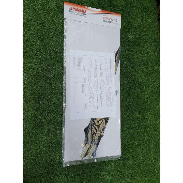 EGO AVANTIZ STICKER 100% ORIGINAL YAMAHA B92-FG000 RM7 RED DPBMU MNM3 ...