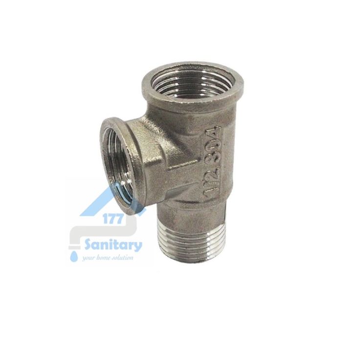 Nepel T Stainless 304 uk 1/2 inch TS19-Nepel Tee shower Kran T 2drat ...
