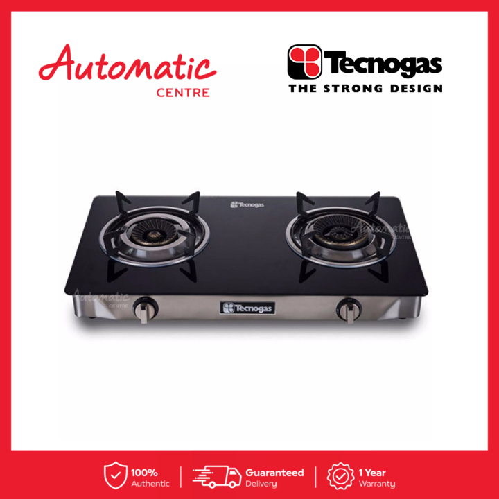Tecnogas GS201BCG 2-Burner Gas Stove with Vortex Brass Burners | Lazada PH