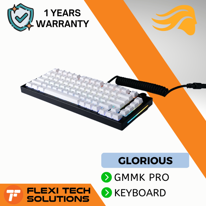 Flexi Tech GLORIOUS GMMK PRO Pre Built Edition - Black RGB Modular Mechanical Keyboard | Lazada