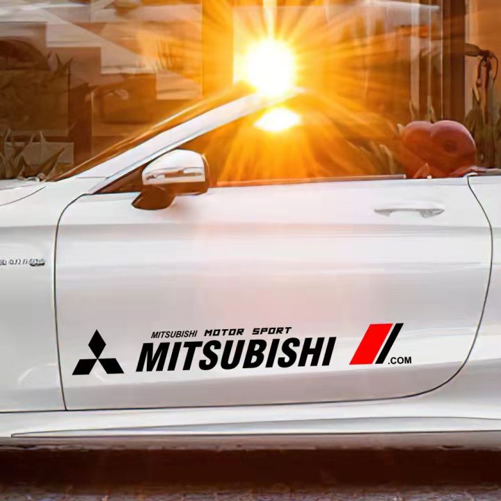 Mitsubishi 2PCS Car Racing Development Sticker Decals B-72 | Lazada PH