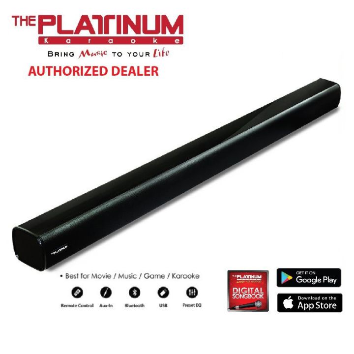 Platinum PTSB-80W 2.1CH Sound Bar Home Audio System Soundbar •OSOS ...