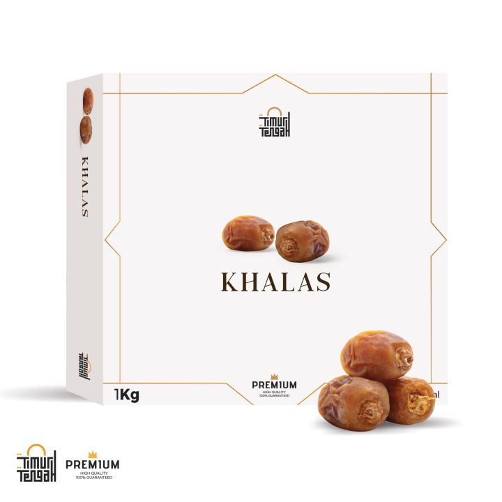 Kurma Khalas 1 Kg Premium Timur Tengah Kholas Original High Quality ...