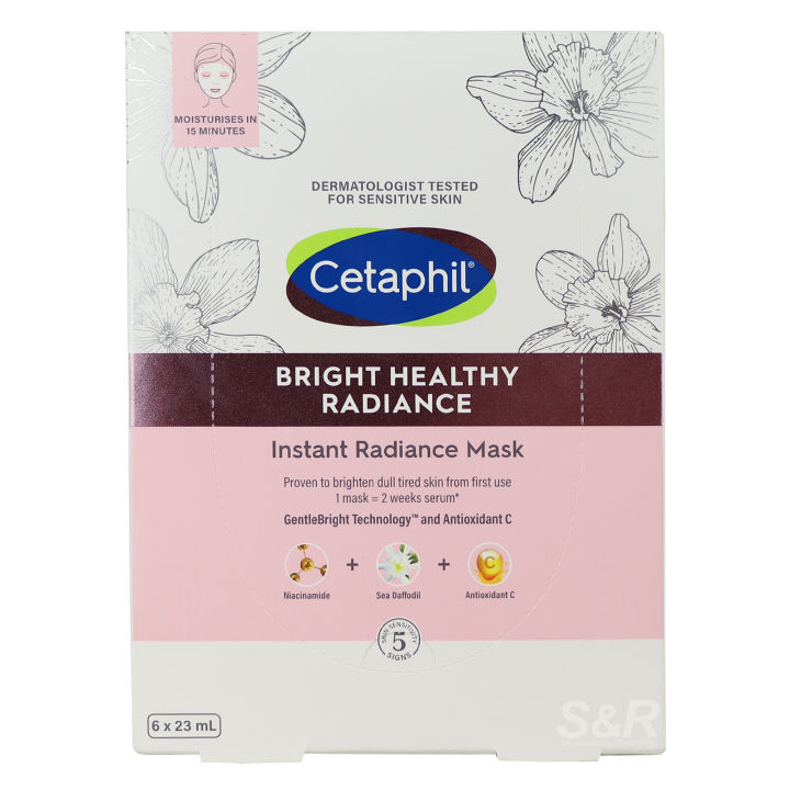 Cetaphil Instant Bright Healthy Radiance Mask 6x23mL | Lazada PH