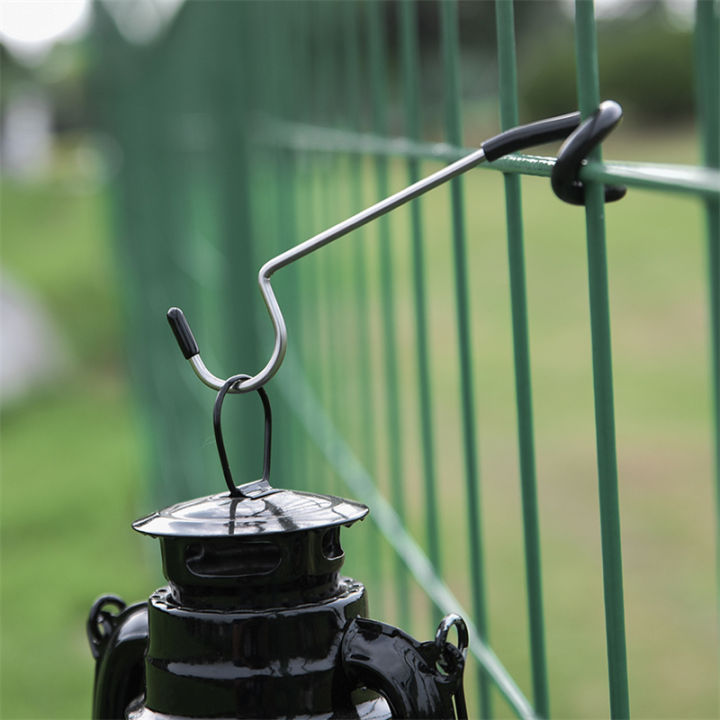 Stainless Steel Multi-functional Pole Post Hook Lantern Hanger for Tent ...
