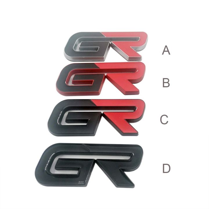 HOT 1 X Metal GR SPORT Logo Car Auto Rear Trunk Emblem Sticker Decal ...