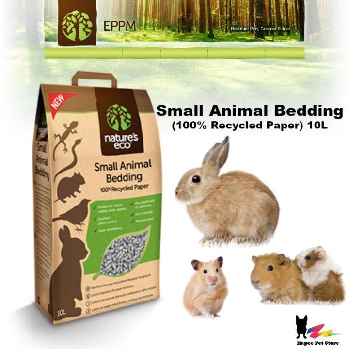 Nature Eco 100% Recycled Paper Small Animal Bedding (10L) | Lazada ...