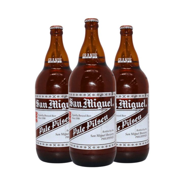 San Miguel Pale Pilsen Grande 1L 3-pack | Lazada PH