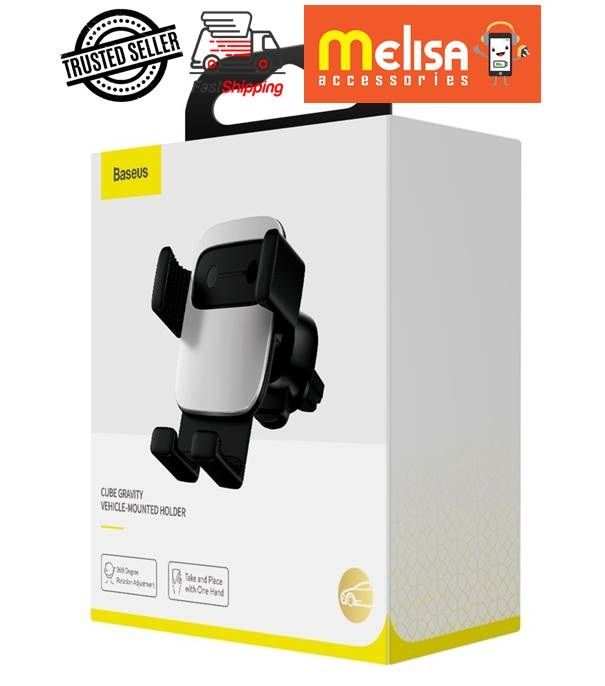 BASEUS CUBE GRAVITY VEHICLE-MOUNTED HOLDER SUYL-FK01 | Lazada