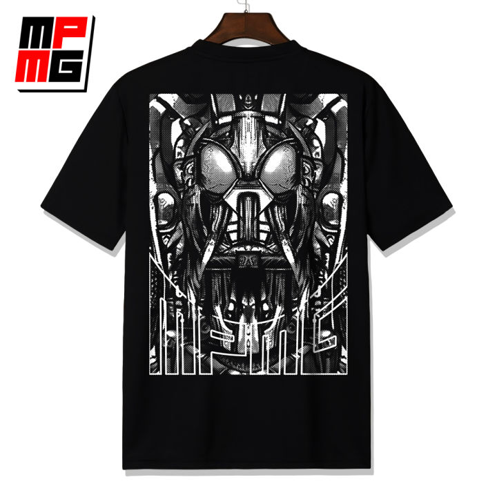 MPMG Alien Halftone Gangsta Oversized Streetwear Shirt | Lazada PH