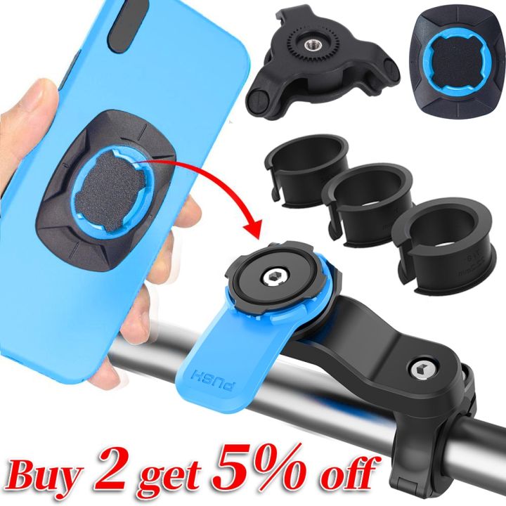 Quad Lock Bike Motorcycle Phone Holder Shock Absorber Bracket Anti ...