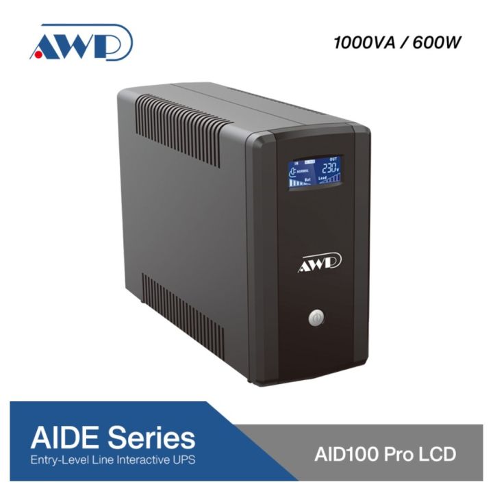 AWP Aid1000 Pro LCD 1000Va 600W Aide Series Ups | Lazada PH