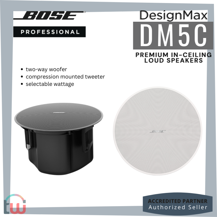 BOSE Professional DesignMax DM5C Premium Loud Speakers In-Ceiling Set ...