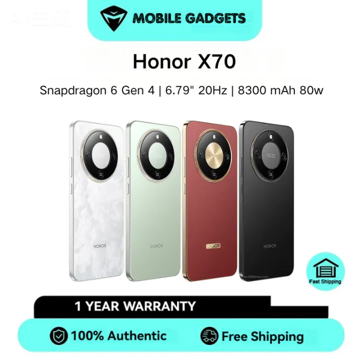 Honor X70 | Snapdragon 6 Gen 4 | 6.79" 120Hz 1200 x 2640 pixels | 8300 ...